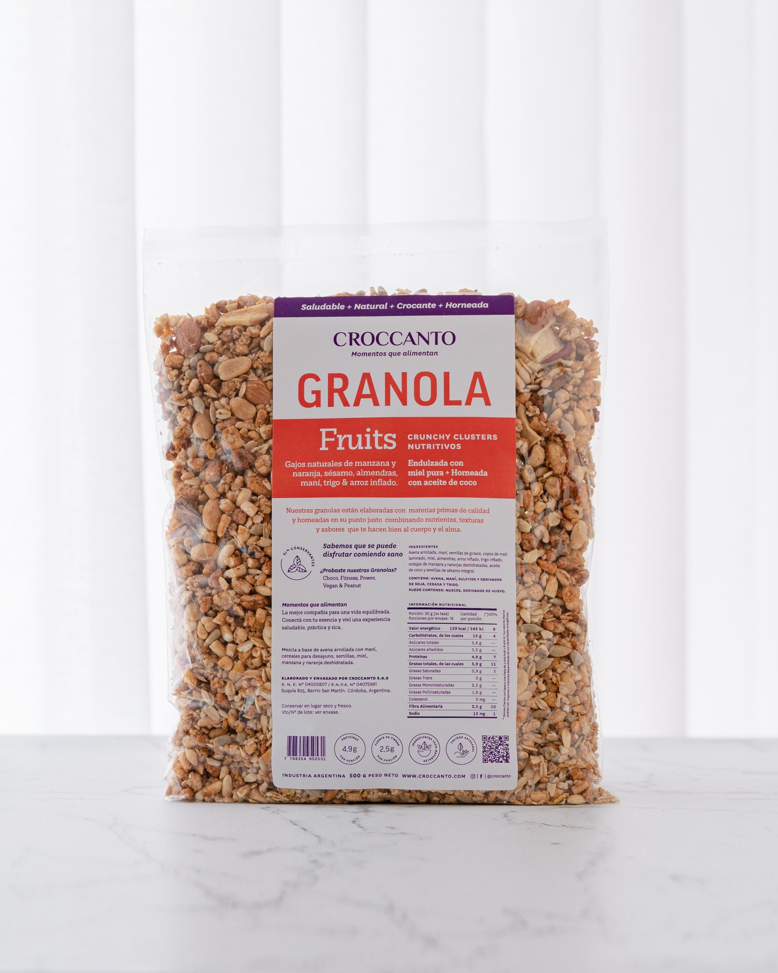 Granola Fruits 500 gr | Croccanto